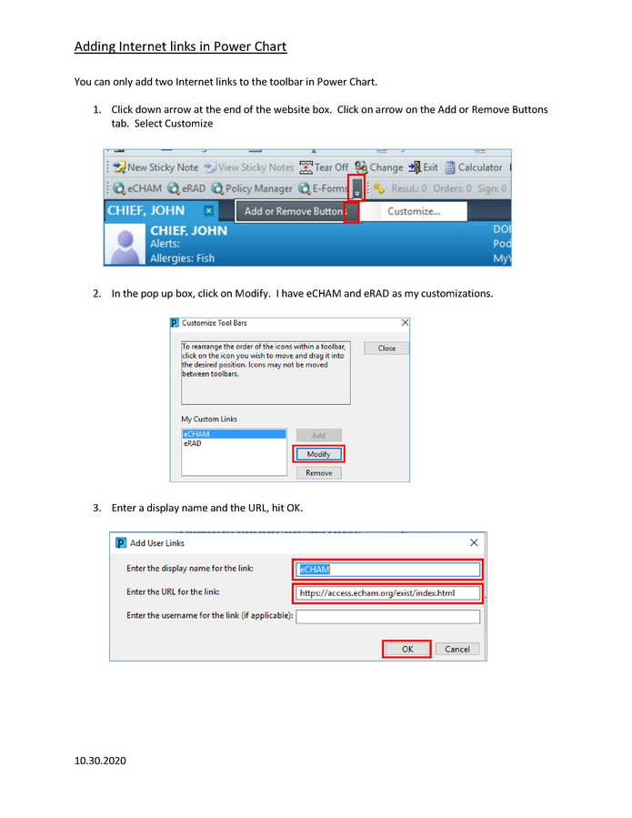 File:Adding Internet links in Power Chart.pdf - Guide to YKHC Medical ...