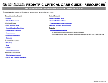 File:Pediatric critical care guide.pdf - Guide to YKHC Medical Practices